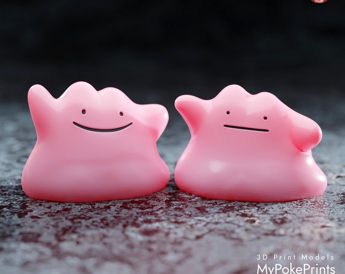 Pokemon Fan-made Ditto Figure/figurine/statuette | 3D Printed ...