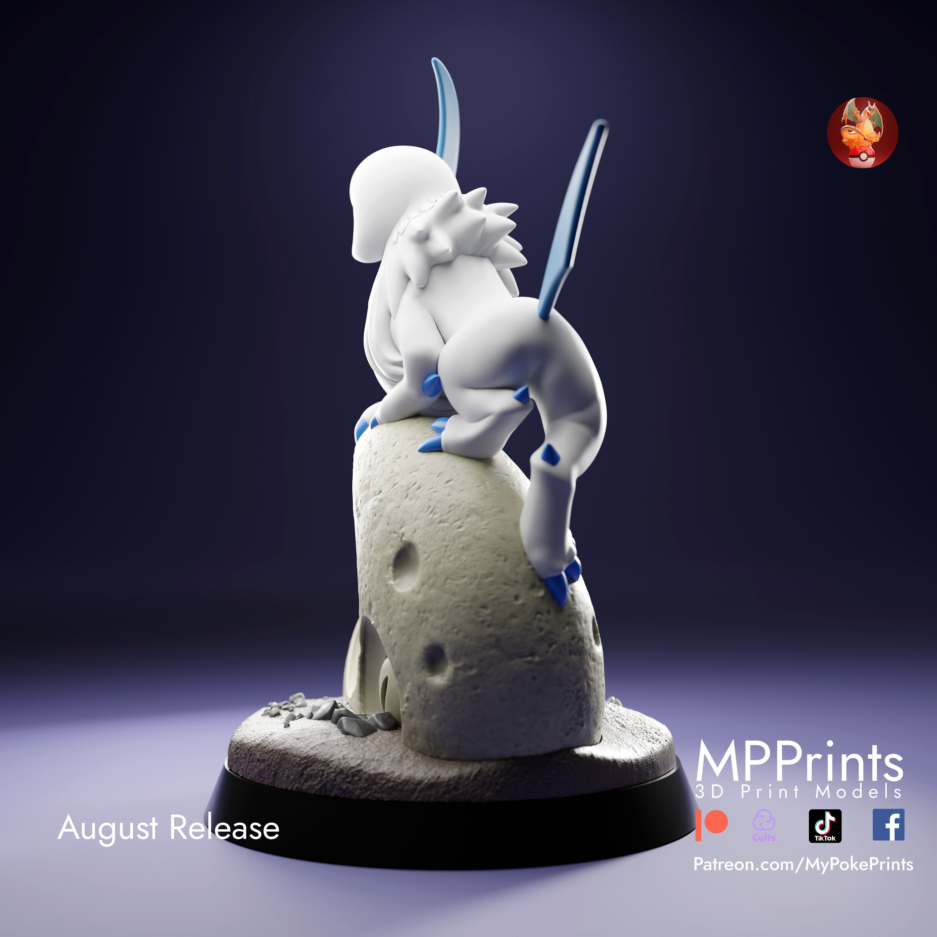 Pokemon Fan-made Absol Figure Mypokeprints 3D Printed - Etsy UK