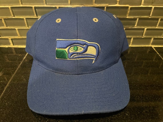 Vintage 1980s Seattle Seahawks NFL New Era Corduroy Snap Back Hat Made ...