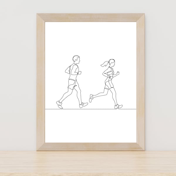 Running Art - Etsy
