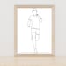 Minimalist Running Line Art Runner Line Art Run Wall Art Print Sport ...