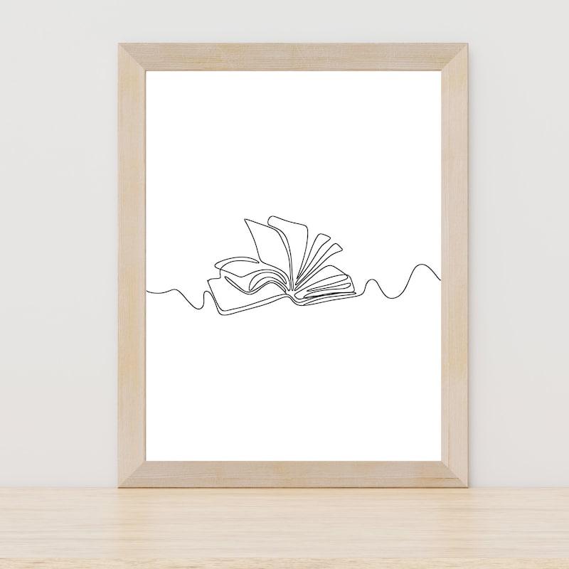 Book Wall Art - Etsy