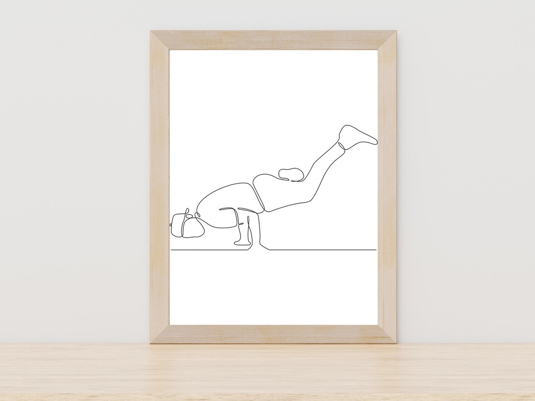 Breakdancing Line Art, Breaking Line Art, Breakdancing Wall Art ...