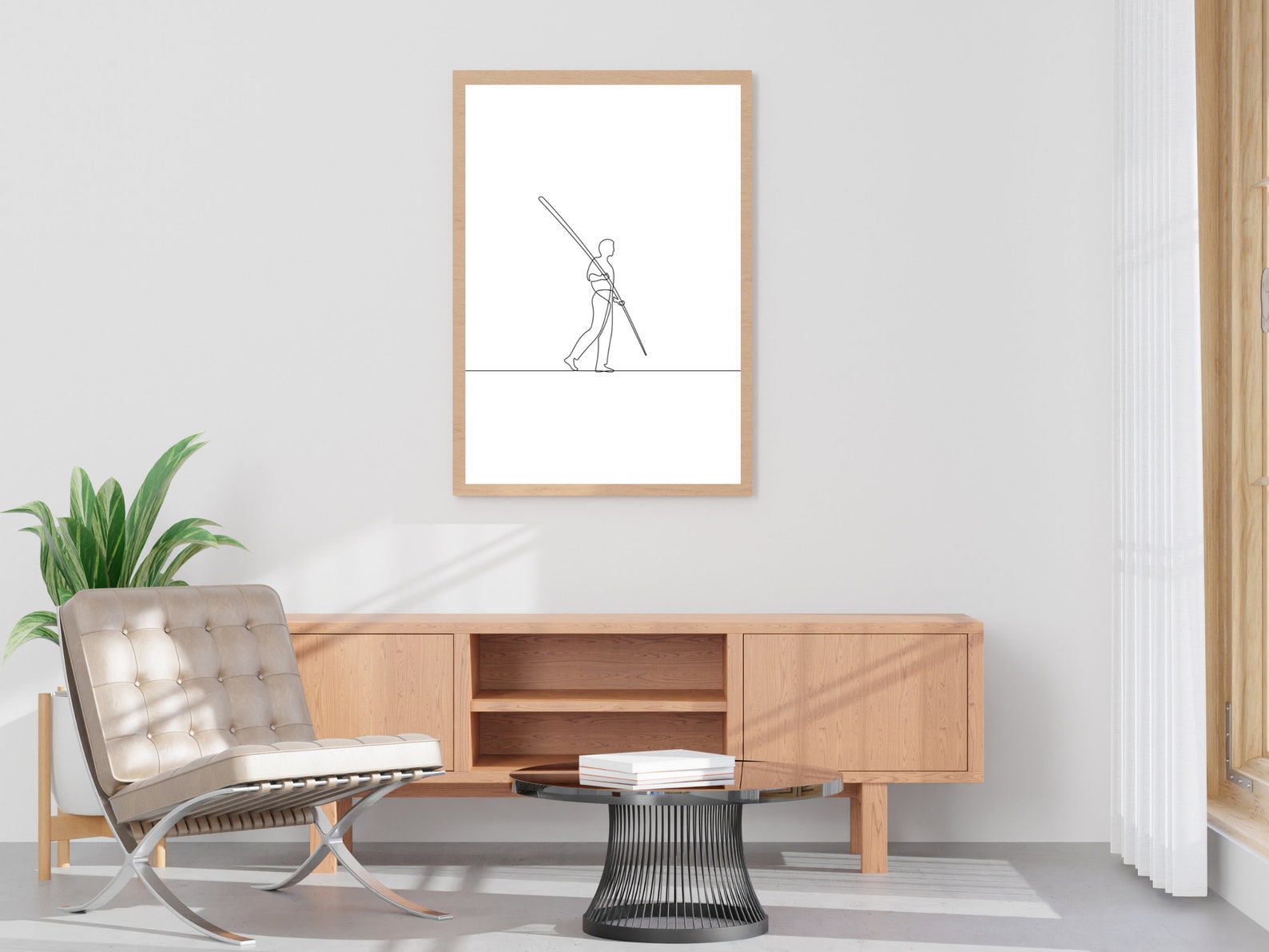 Tight Rope Walker Line Art, Art of a Tight Rope Walker, Tight Rope ...