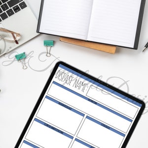 Disease Goodnotes Template Medical School Digital Studying Goodnotes ...