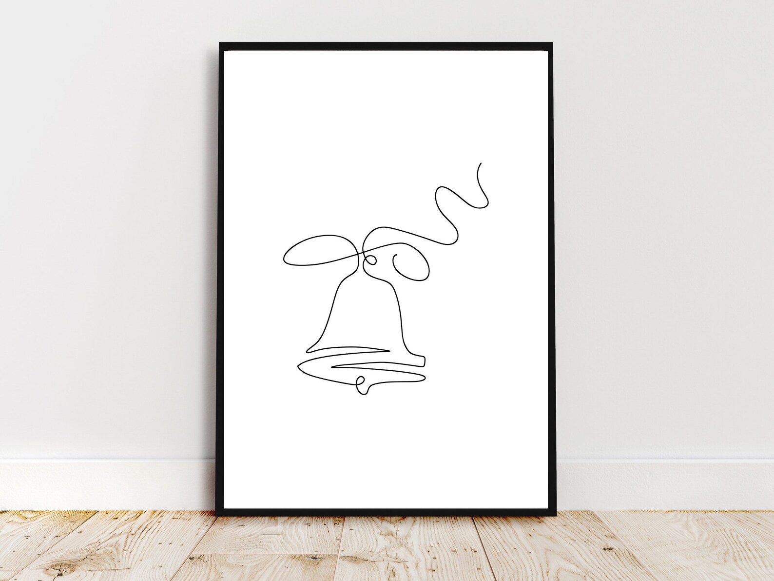 Jingle Bells Line Art, Christmas Bells Wall Art, Christmas Decor ...