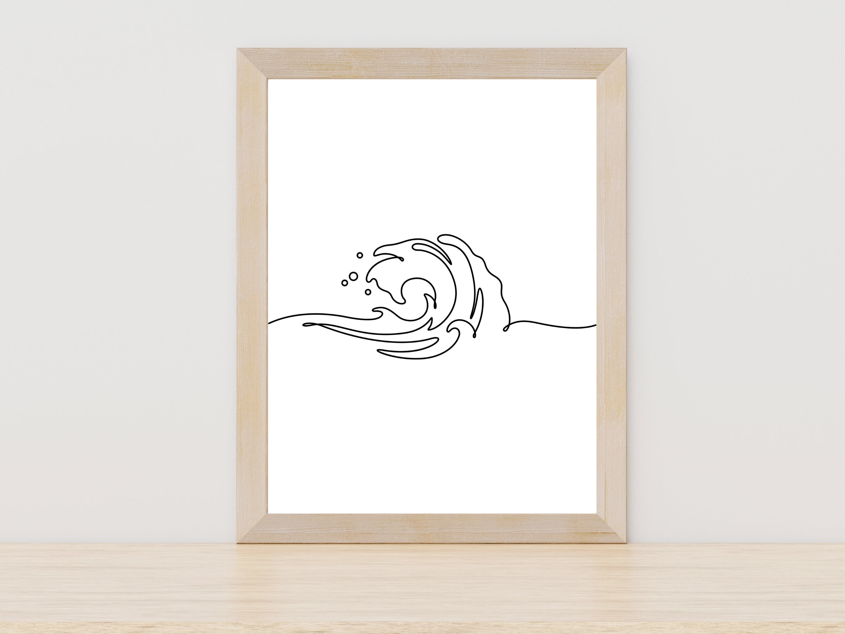 Water Wave Line Drawing