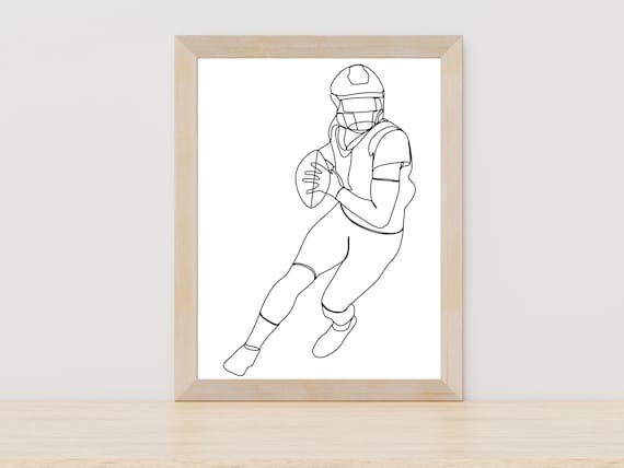 Cool Football Drawings