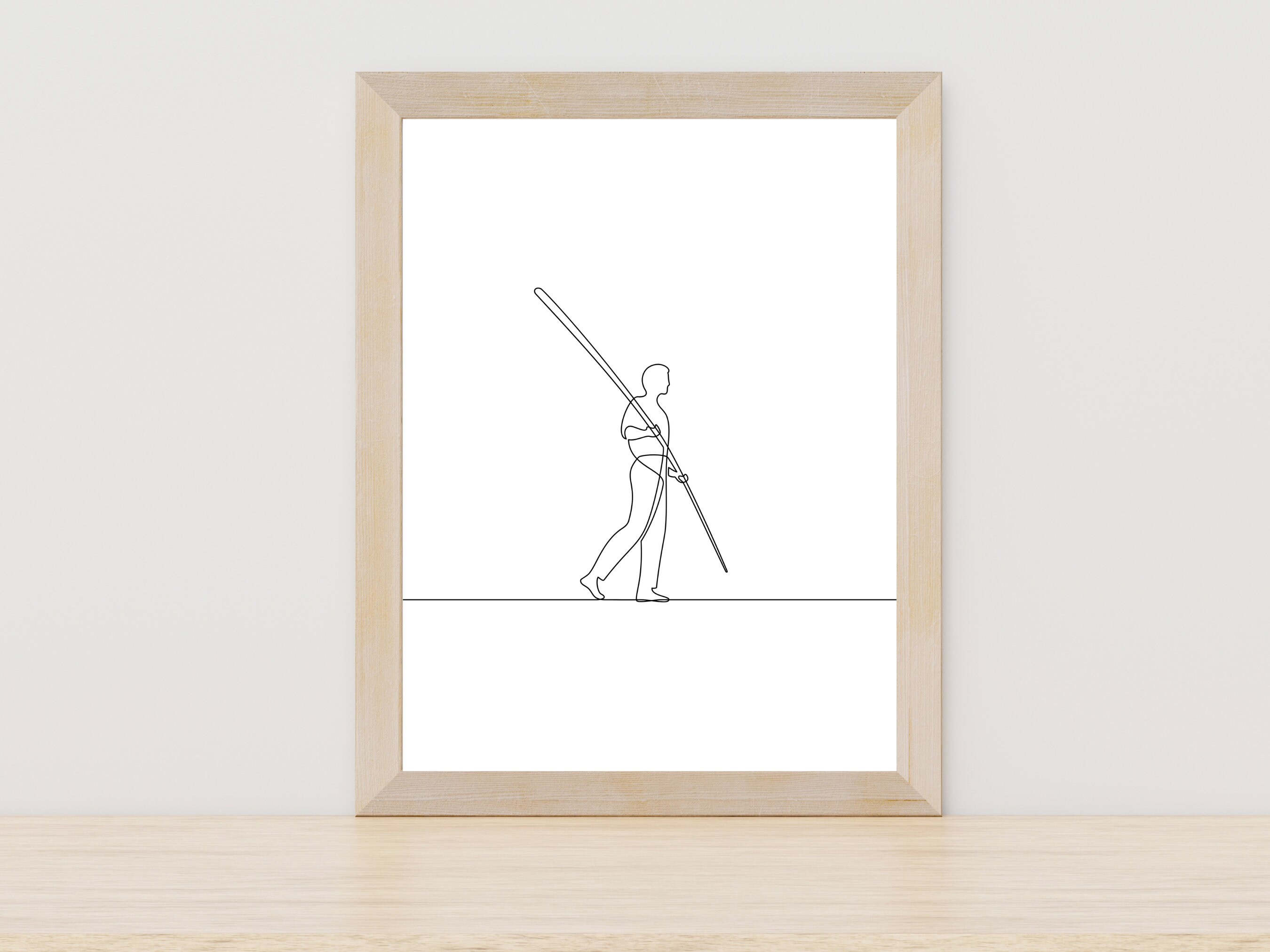 Tight Rope Walker Line Art, Art of a Tight Rope Walker, Tight Rope ...