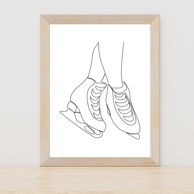 Ice Skating Art - Etsy