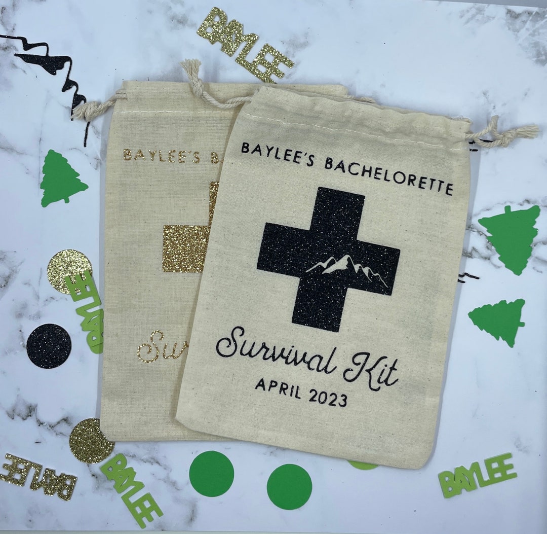 Mountain Theme Bachelorette Recovery Kit Party Favors - Recovery Kit ...