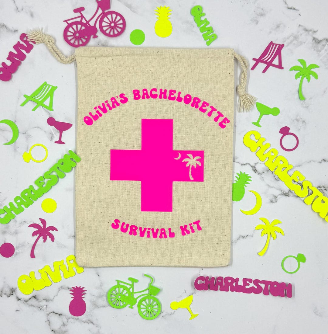 Charleston Bachelorette Recovery Kit Party Favors - Charleston Recovery ...