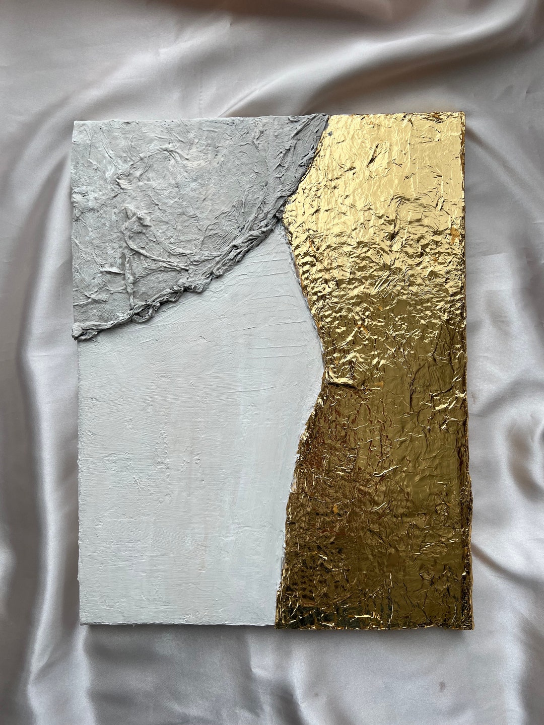 Abstract Art Painting Wall Art Modern Japanese Asian Neutral Gold ...