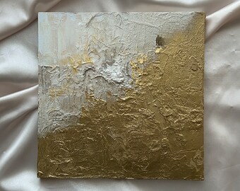 Abstract Art Painting Wall Art Modern Japanese Asian Neutral Gold ...