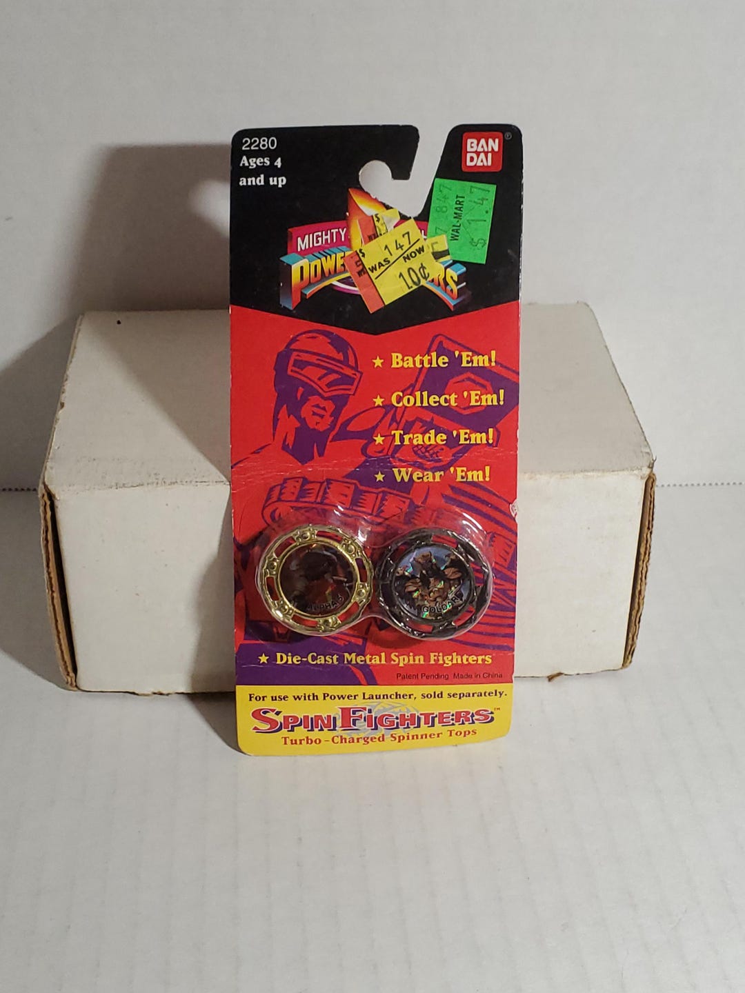 Power Rangers Mighty Morphin Spin Fighters 1993 - Etsy