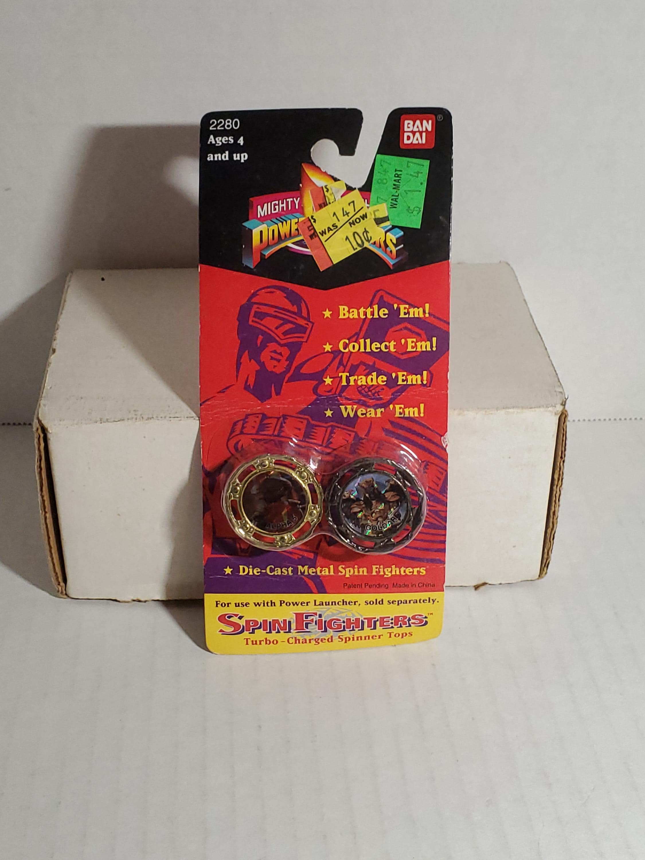 Power Rangers Mighty Morphin Spin Fighters 1993 - Etsy