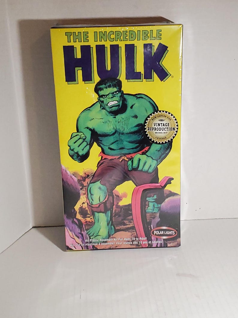 The Incredible Hulk Model From 2003 by Polar Lights - Etsy