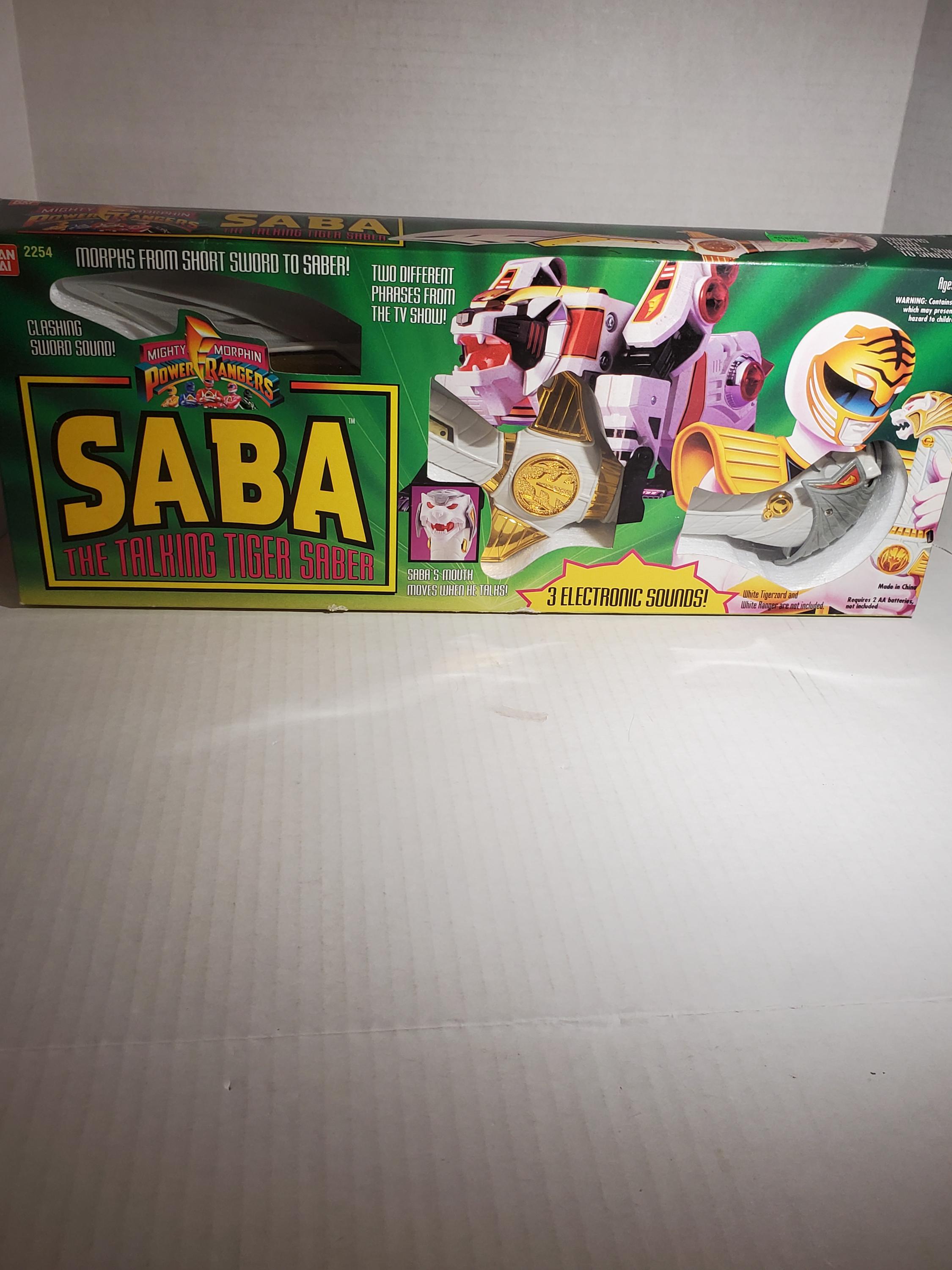 Power Rangers Mighty Morphin Saba the Talking Tiger Saber 1994 by ...