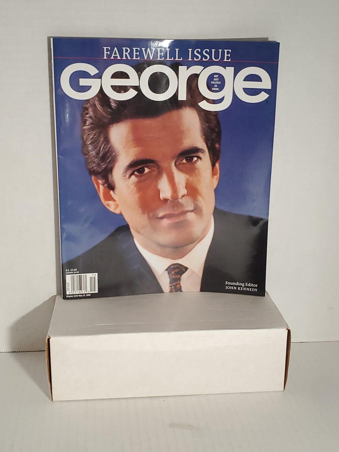George Magazine Farewell Issue With JFK Junior From 2001 - Etsy