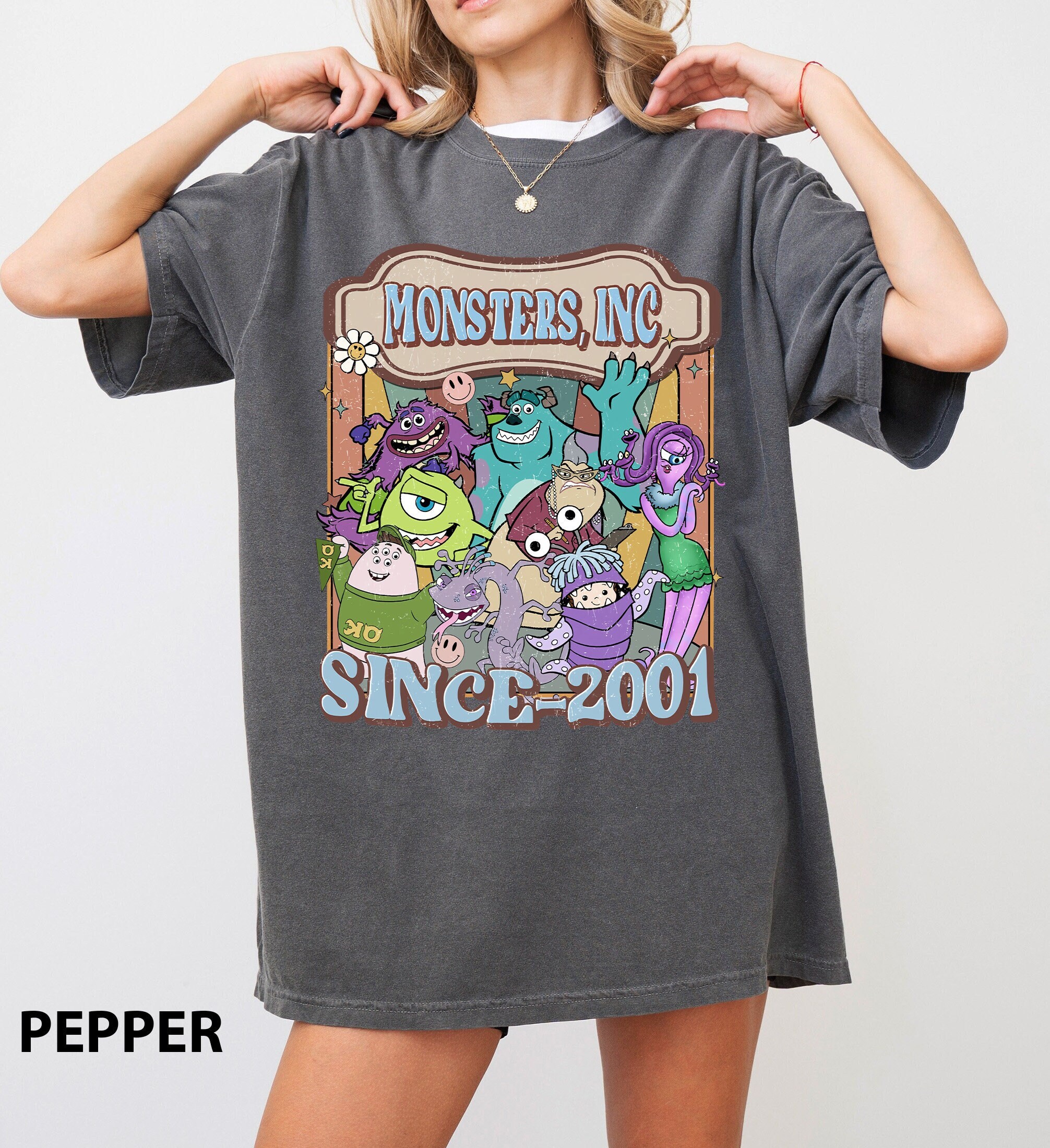 Retro Monsters Inc Shirt, Monsters Inc EST 2001 Shirt, Disney Monsters ...