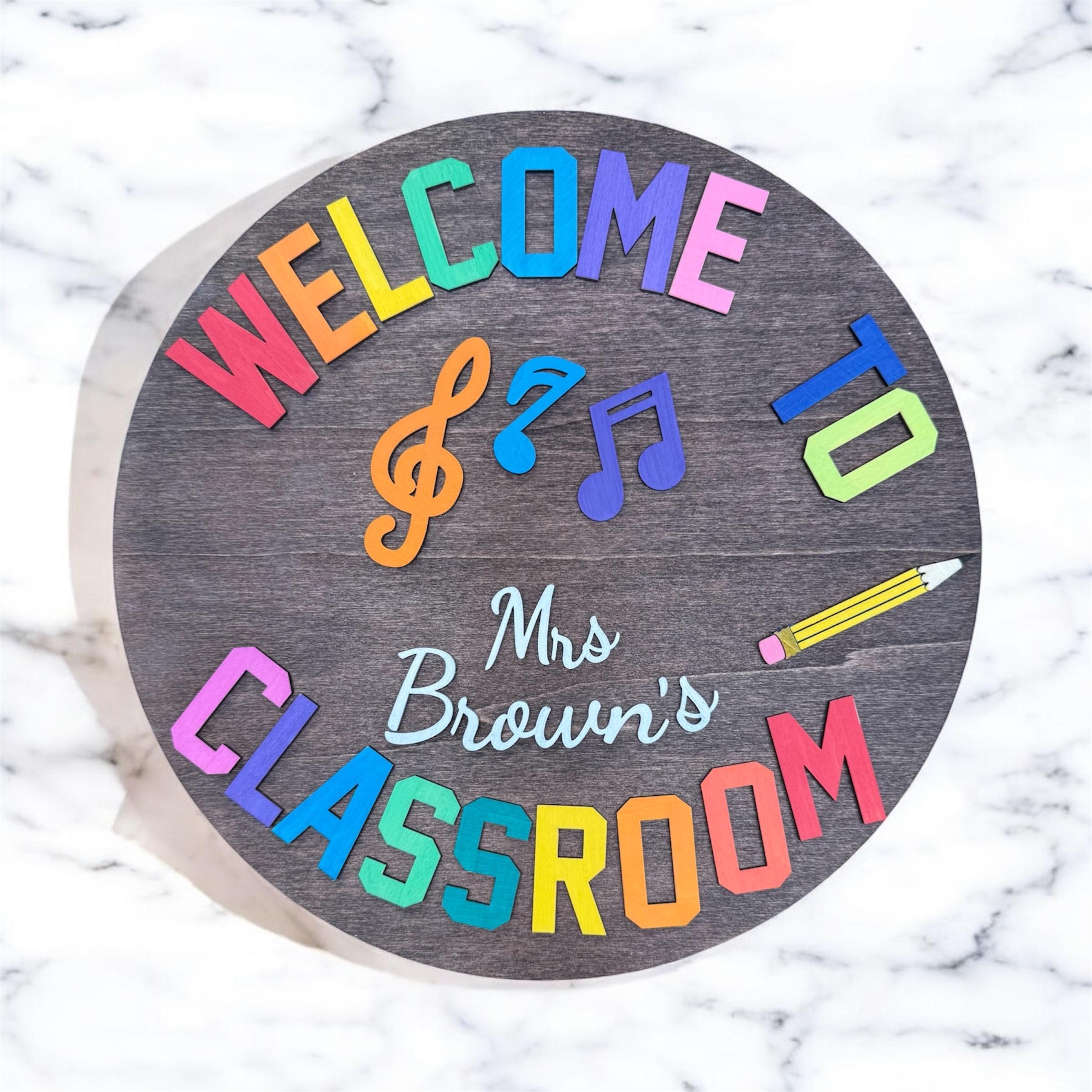 Personalized Teacher Mailbox & Door Sign Set: Classroom Decor - Etsy
