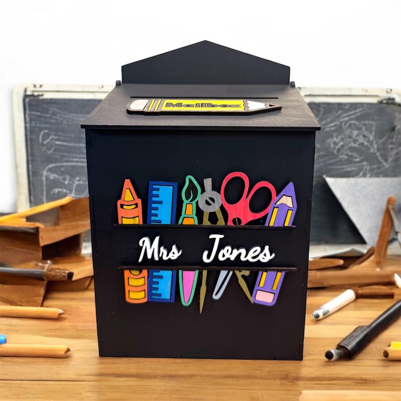 Personalized Teacher Mailbox & Door Sign Set: Classroom Decor - Etsy
