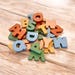 Colorful Wooden Alphabet Puzzle: Kids Learning Toy, Elephant Design - Etsy