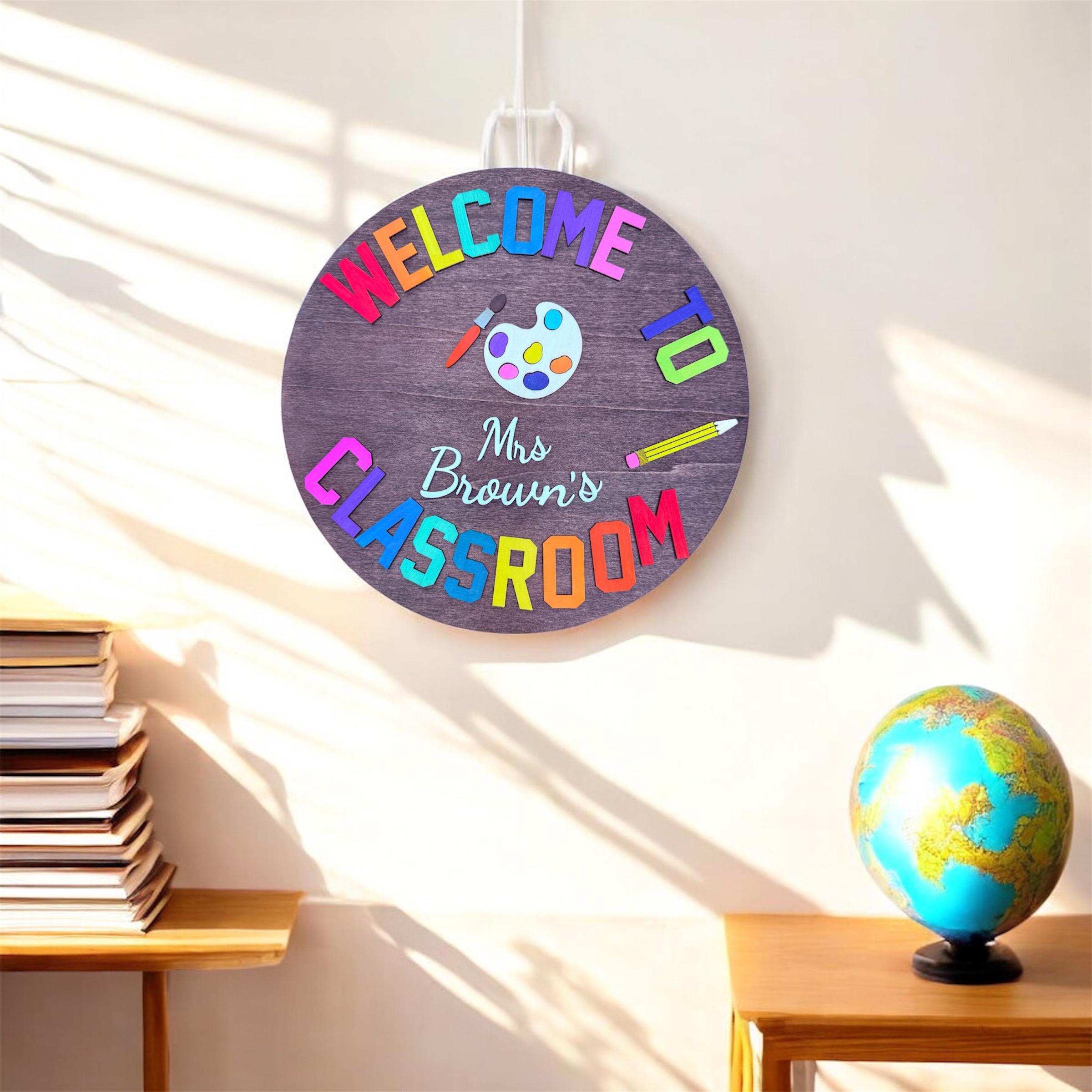 Personalized Teacher Mailbox & Door Sign Set: Classroom Decor - Etsy