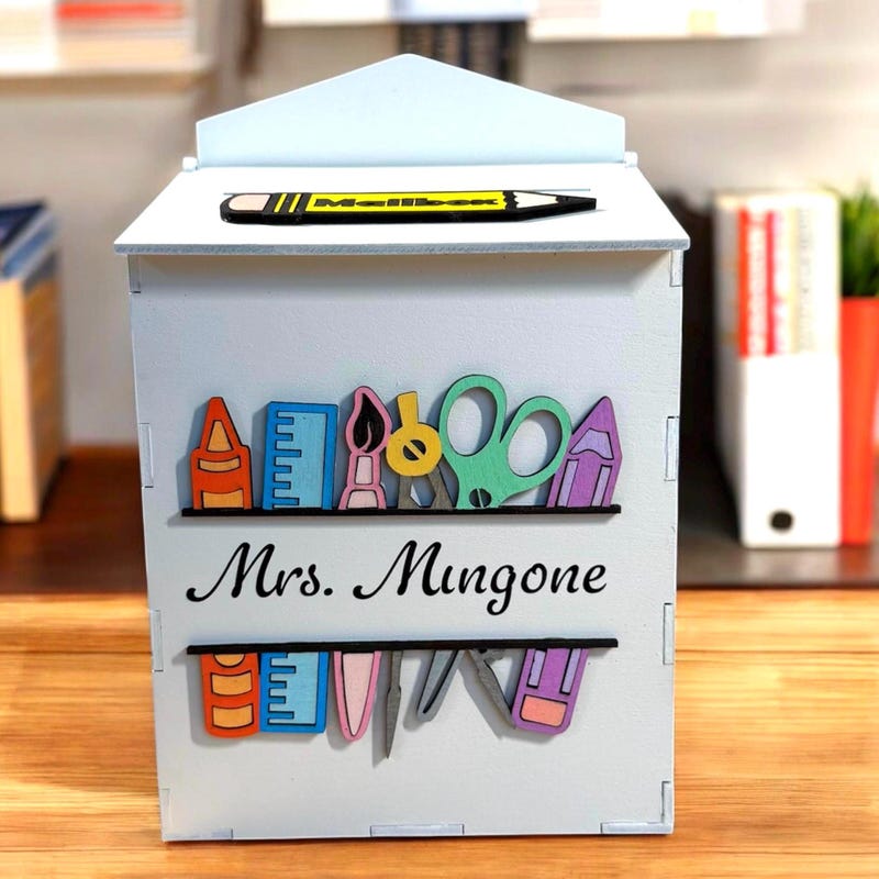 Custom Teacher Mailbox - Etsy