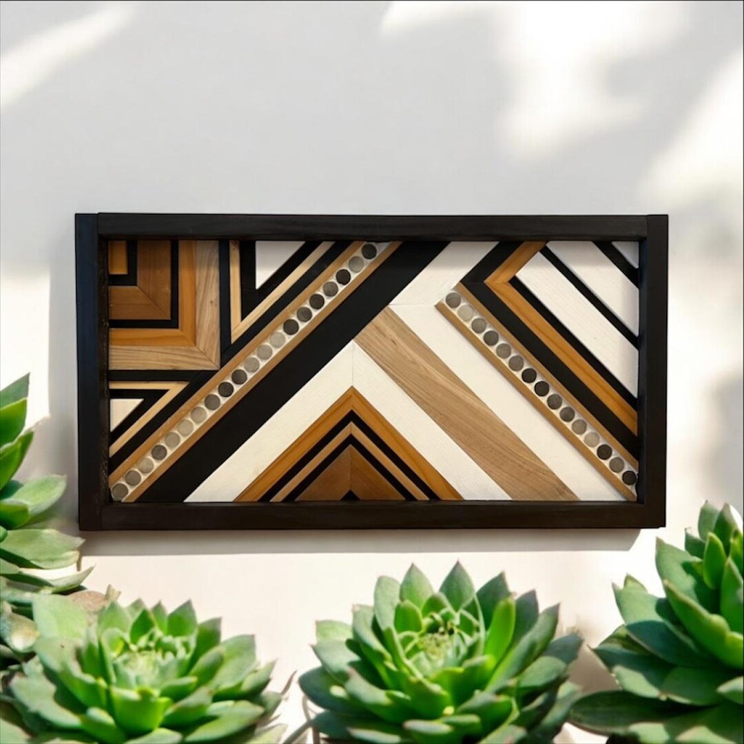 Wall Decor Modern Farmhouse Wall Art Boho Wood Art Rustic Wood Wall ...