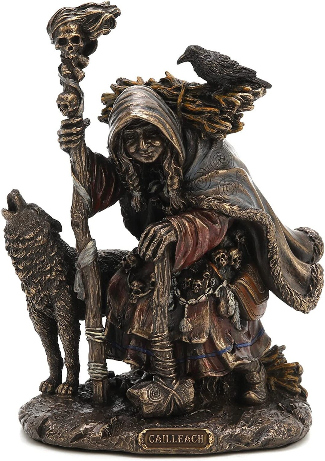 7.25 Tall Cailleach Nan Cruachan Folklore Divine Hag Resin Sculpture ...