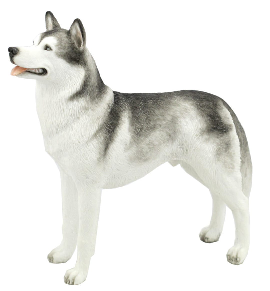 Siberian Husky Puppy Dog Animal Figurine - Etsy