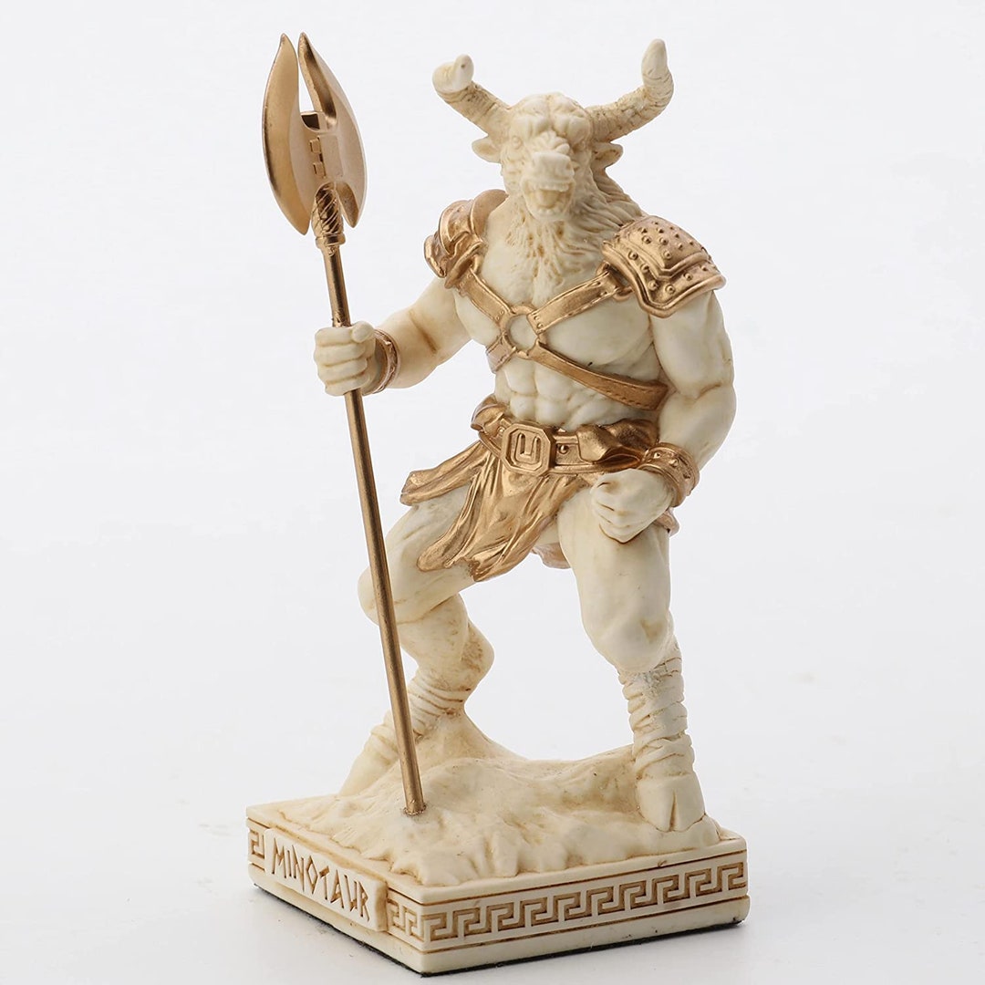 Minotaur Creature of the Labyrinth Resin Figurine Bronze OR - Etsy