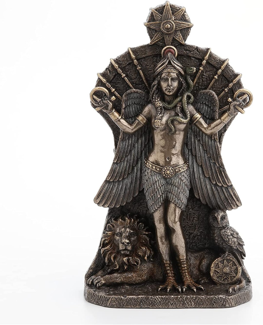 8.5 Ishtar the Babylonian Goddess of War and Fertility Resin Sculpture ...