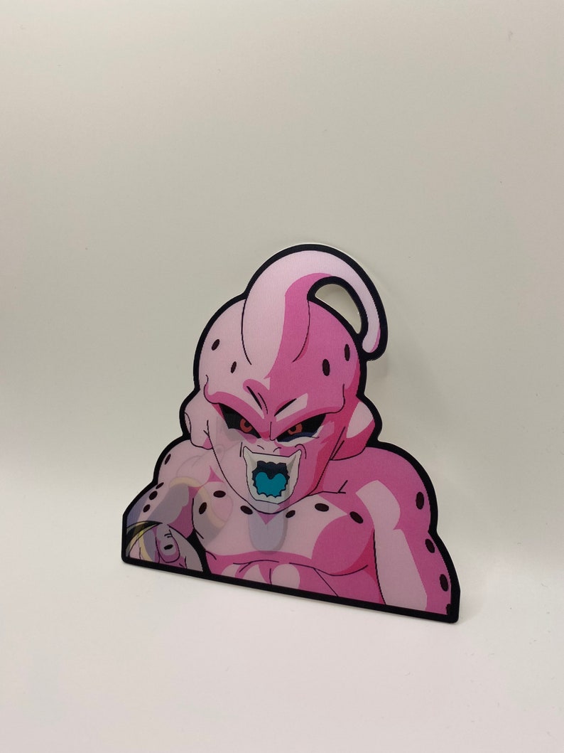 Kid Buu 3D Sticker Mini Anime Stickers Anime Peeker Vinyl - Etsy
