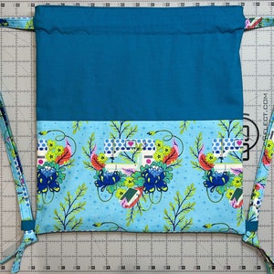 Drawstring Backpack Sewing Pattern, Beginner Bag Pattern, Kids Backpack ...