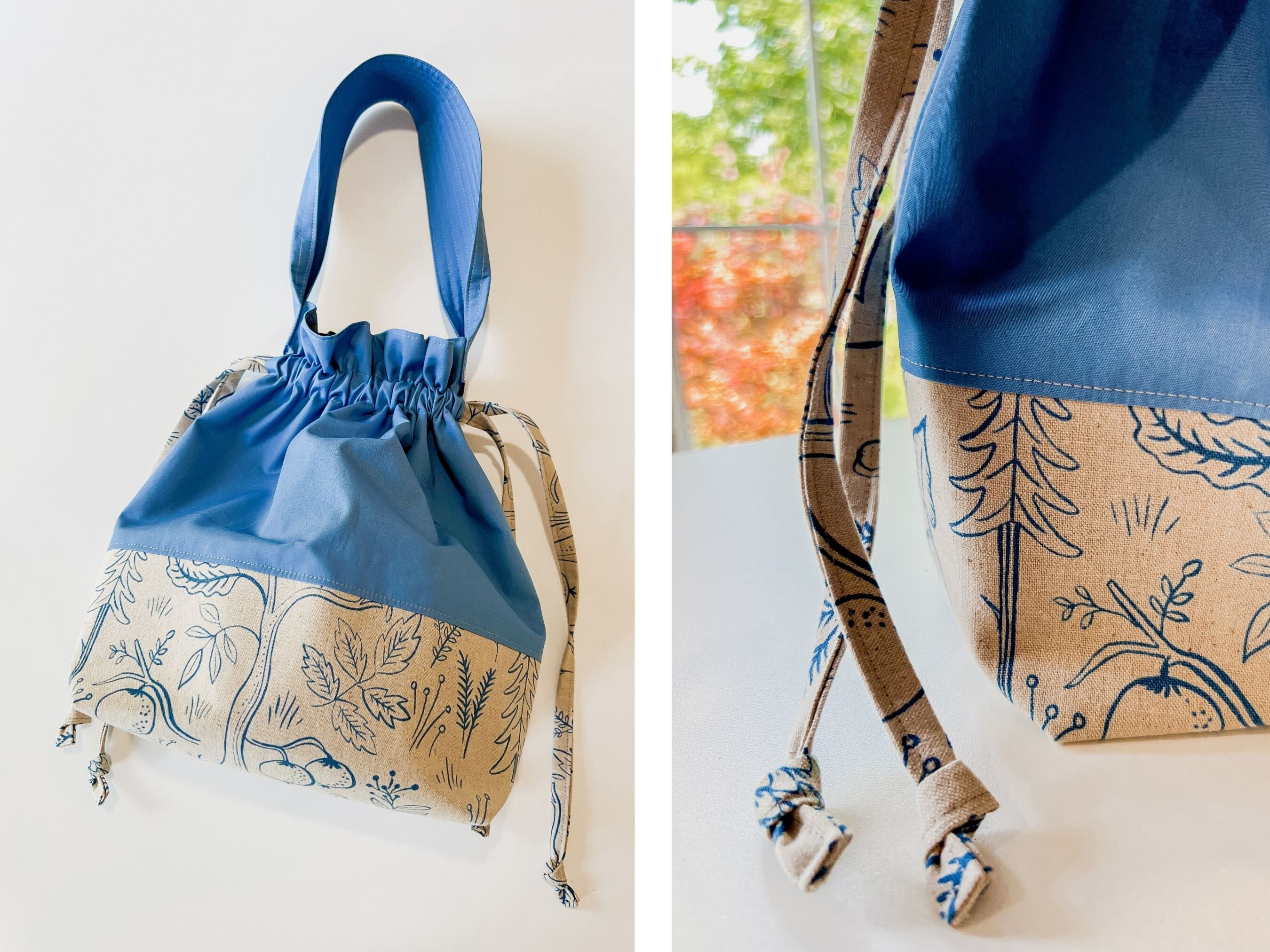 Drawstring Bucket Bag Sewing Pattern, PDF Digital Download - Etsy