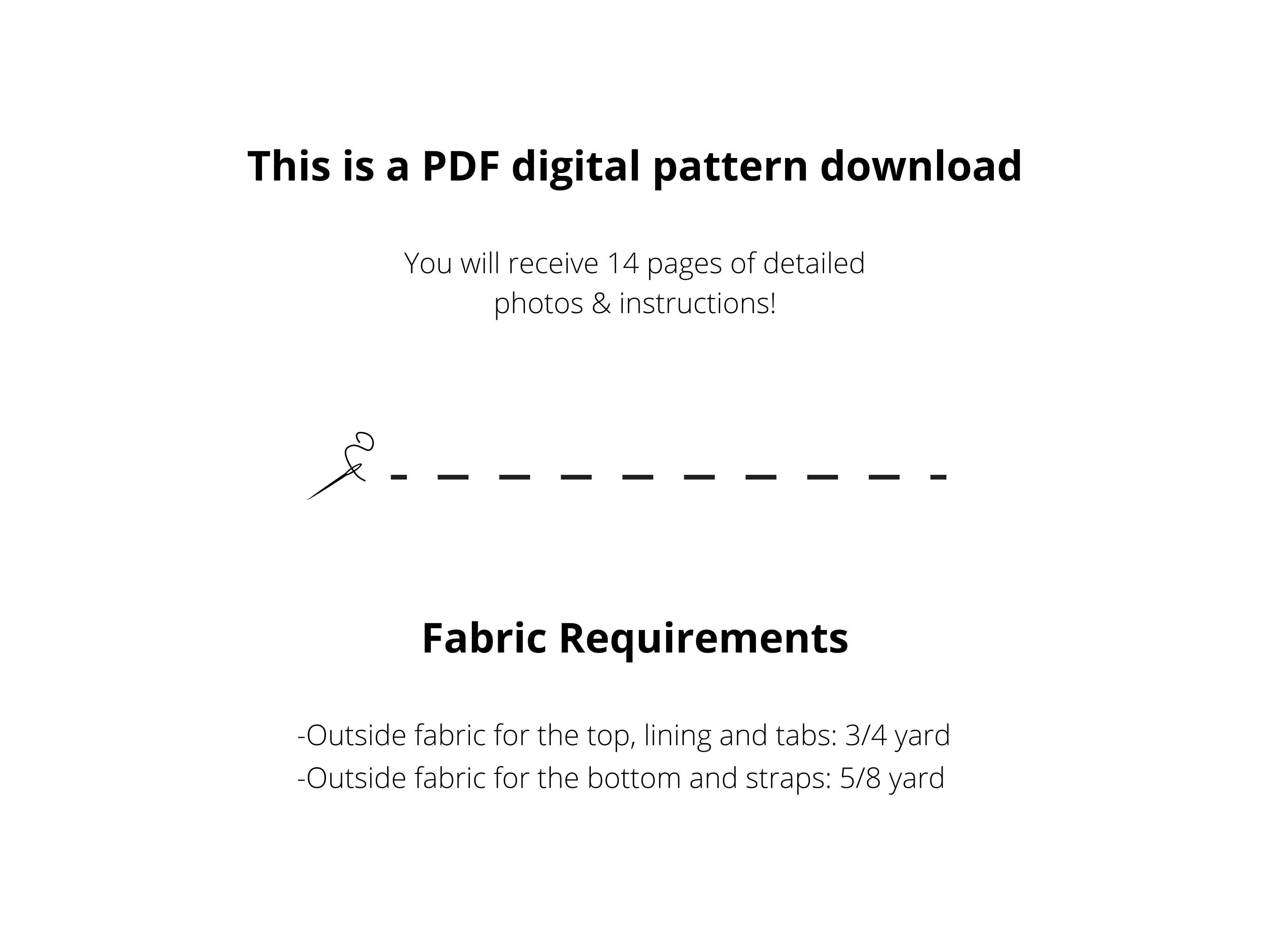 Drawstring Backpack Sewing Pattern, Beginner Bag Pattern, Kids Backpack ...