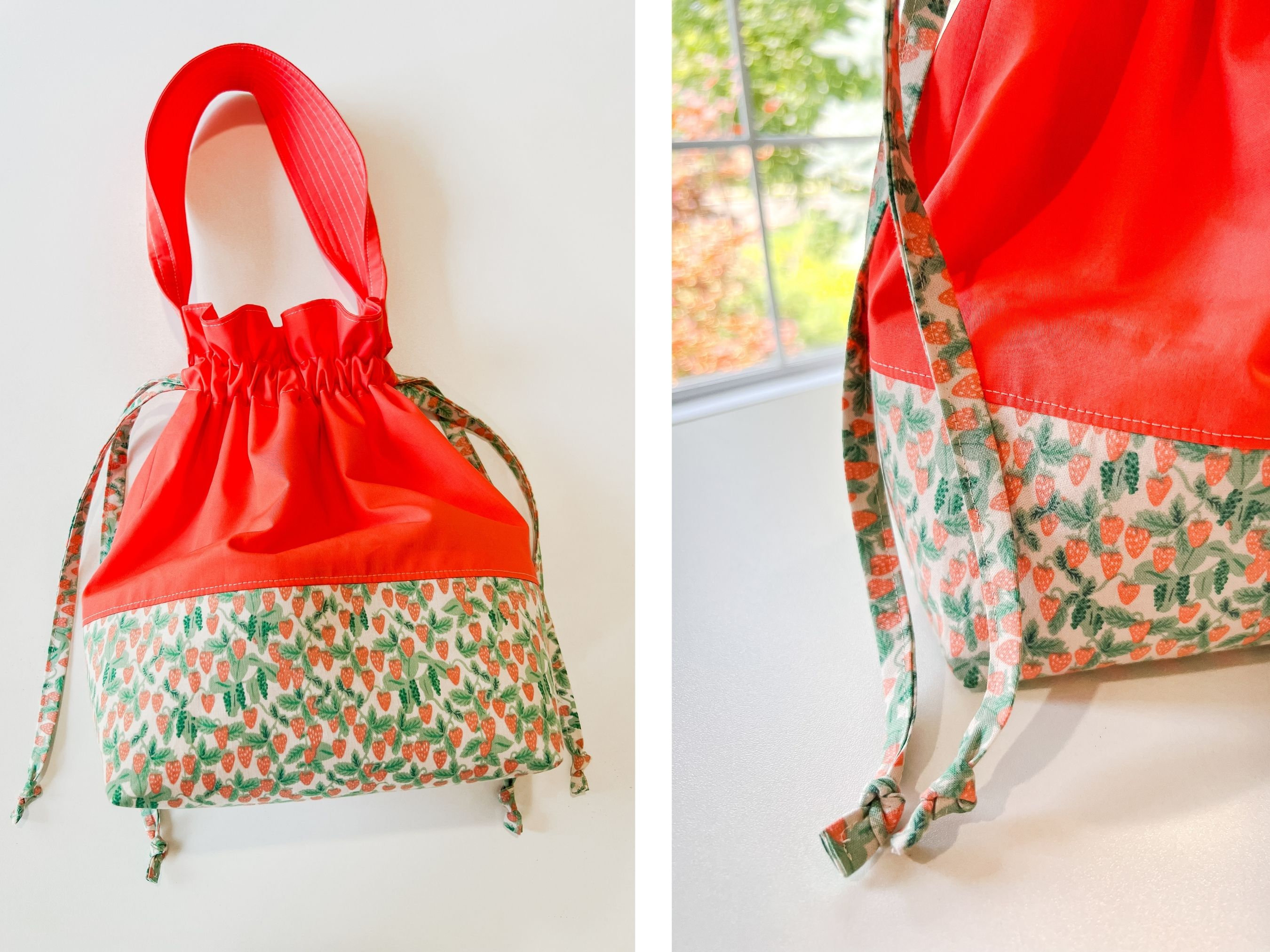 Drawstring Bucket Bag Sewing Pattern, PDF Digital Download - Etsy