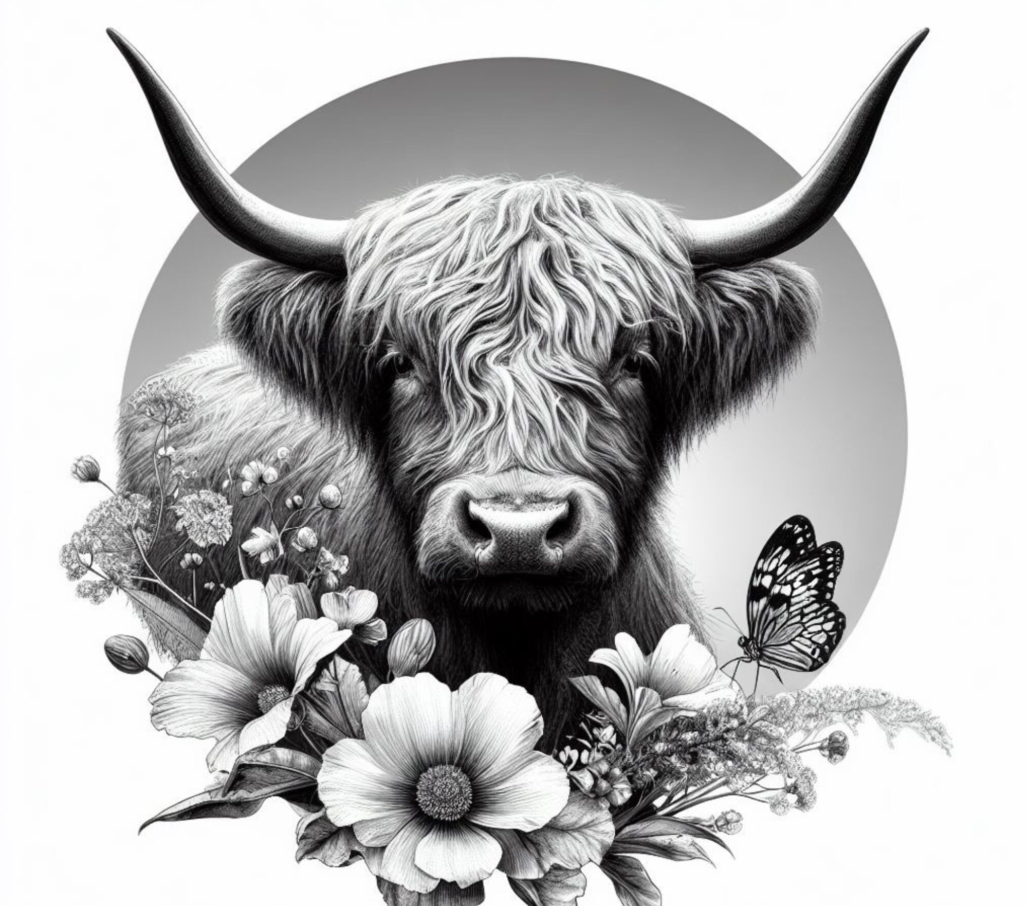 Hyland Cow 20oz Png Digital Download for 20 Oz. Tumbler - Etsy
