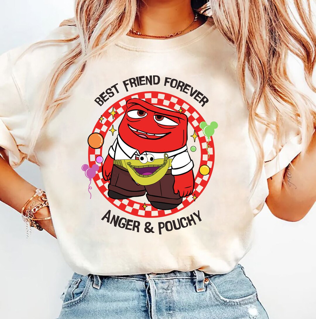 Inside Out 2 Svg, Anger and Pouchy Svg, Joy Disgust Fear Sadness Anger ...