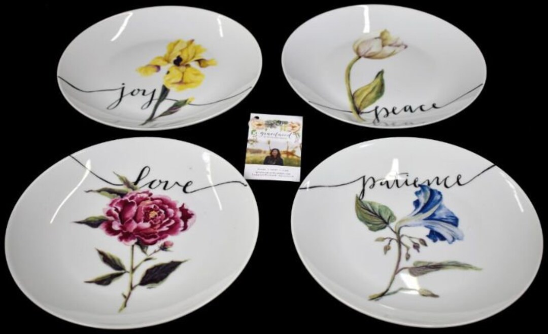 Fruit of the Spirit Plates Unique Collectable Gift - Etsy