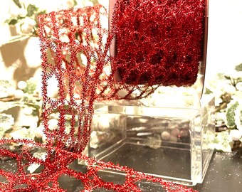 Glitter Mesh Ribbon - Etsy