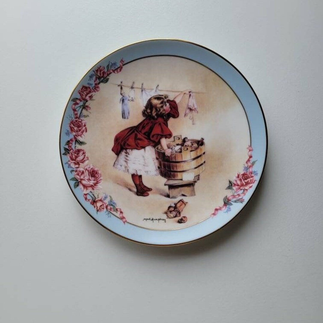 Victorian Playtime Hamilton Collection Hand Painted Vintage - Etsy