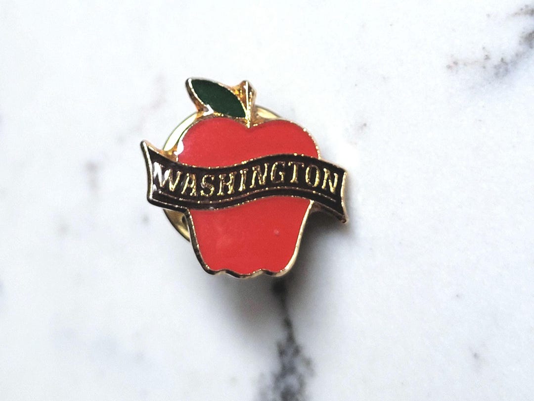 Vintage Education Pin Collection: 4H, Girl Scouts, Washington Apple ...