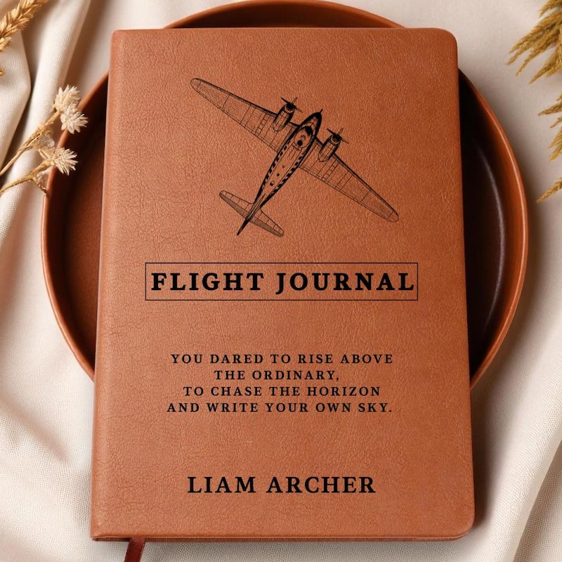 Personalised Airplane Notebook - Etsy