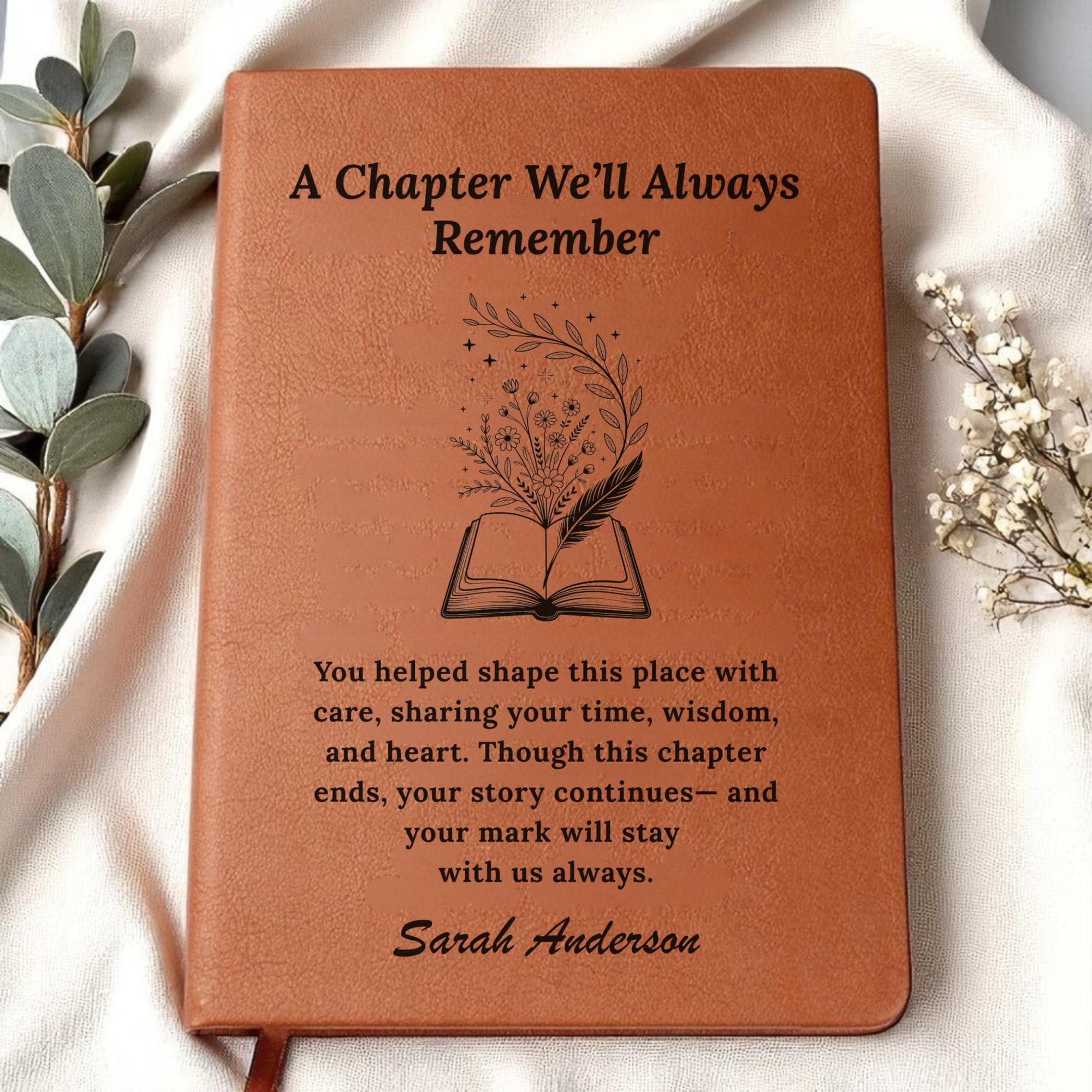 New Chapter Custom Farewell Gift, Coworker Leaving Gift for Women, Boss ...