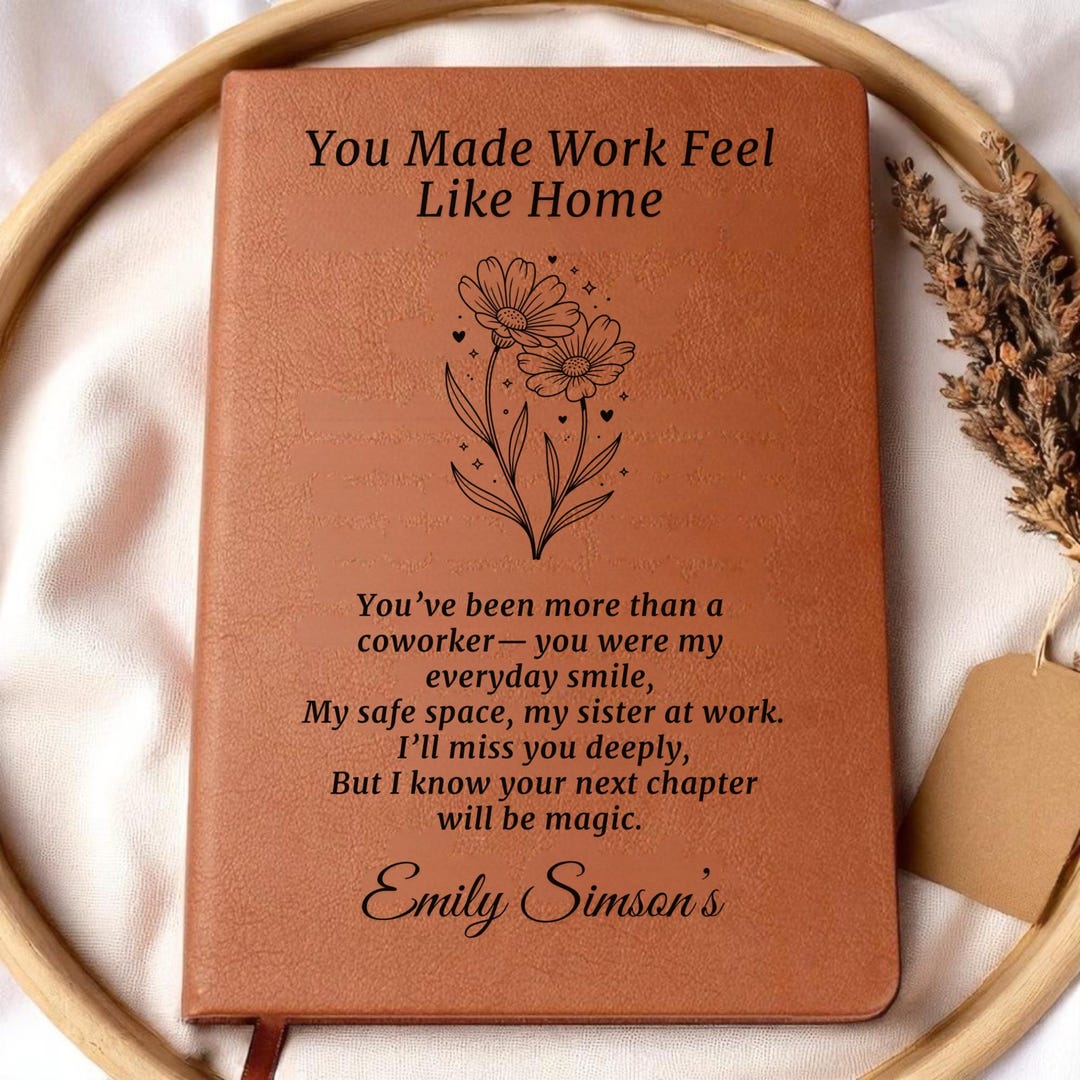 Coworker Leaving Gift, Personalized Farewell Gift for Boss, Custom ...