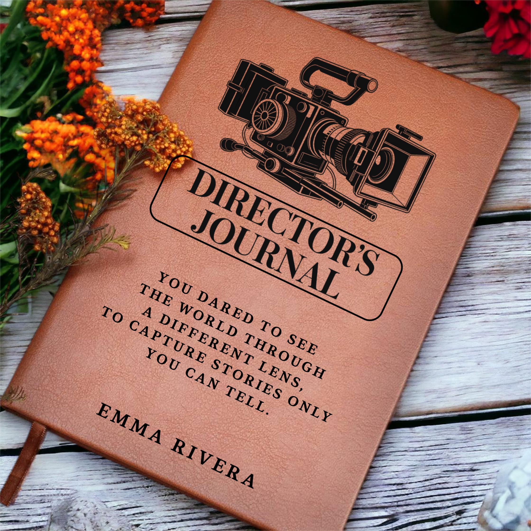 Personalized Filmmaker Gift Journal, Custom Film Notebook, Movie Lover ...
