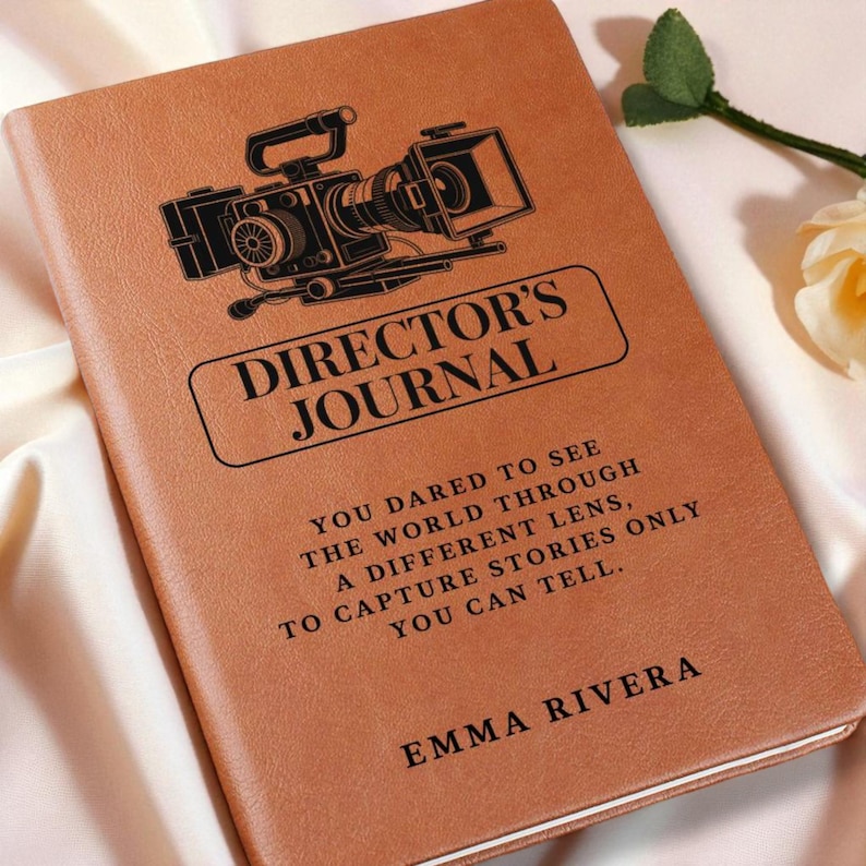 Personalized Filmmaker Gift Journal, Custom Film Notebook, Movie Lover ...